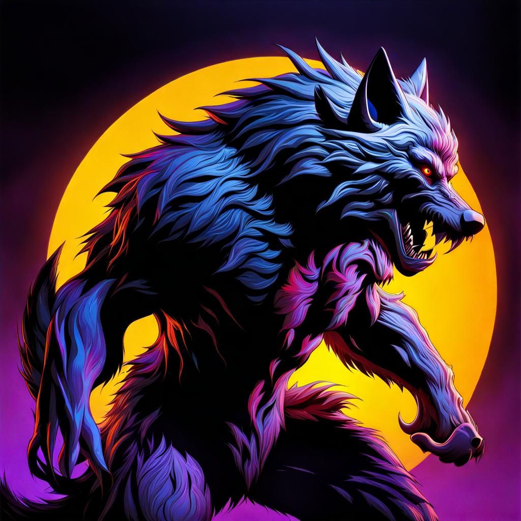 Werewolf - AI Generated Artwork - NightCafe Creator