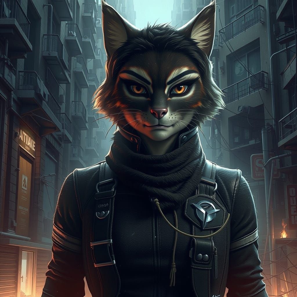 female anthropomorphic character - Gritty Urban Warrior Woma...