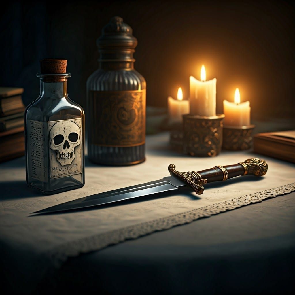 Dagger Or Poison? - AI Generated Artwork - NightCafe Creator