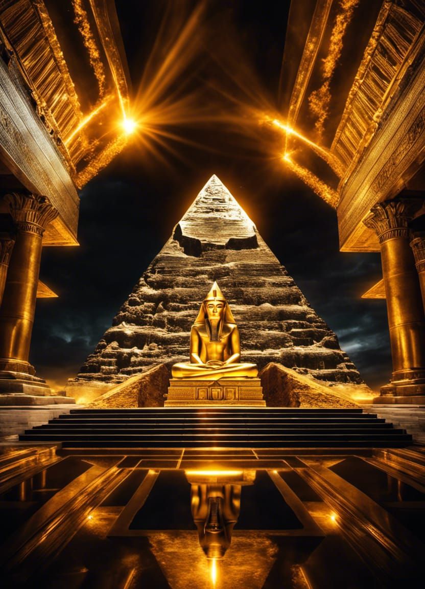 pyramid - AI Generated Artwork - NightCafe Creator