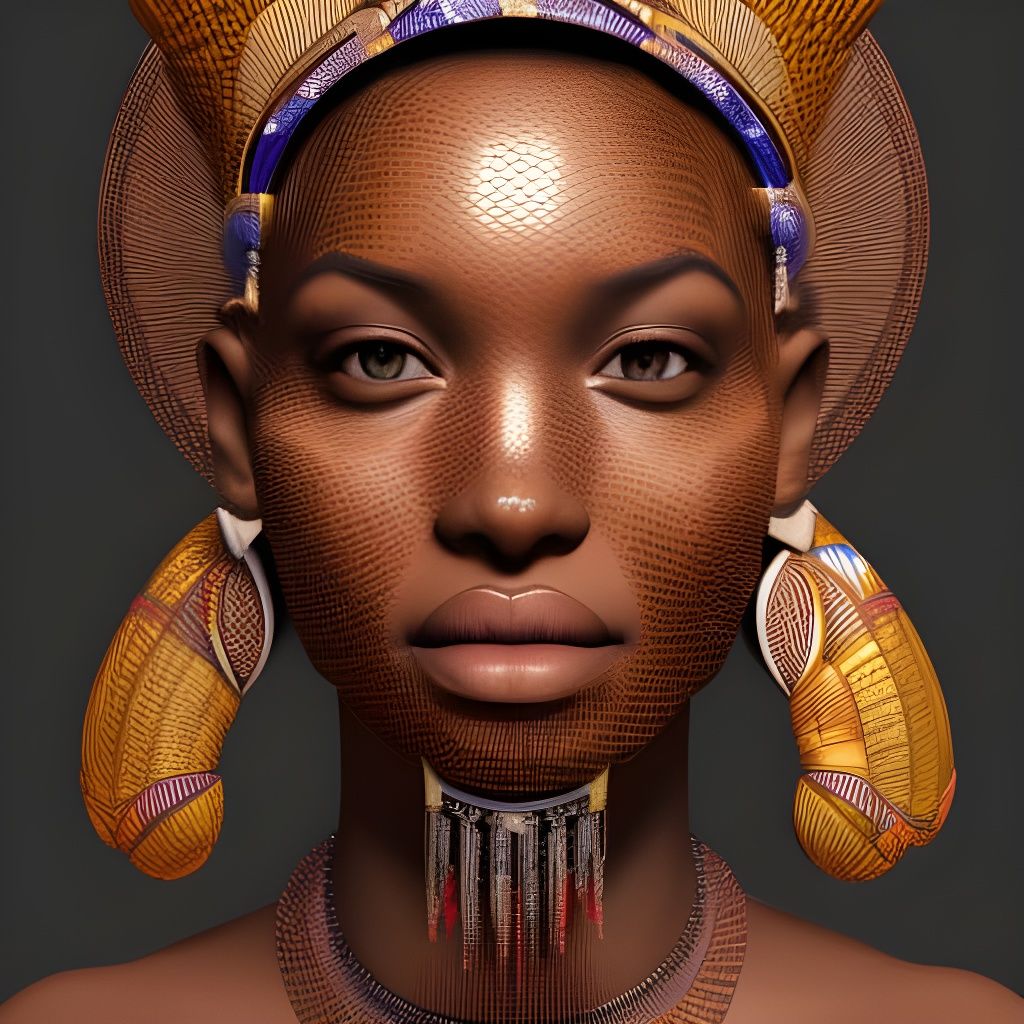 People 2 (Marks of my ancestors) - AI Generated Artwork - NightCafe Creator