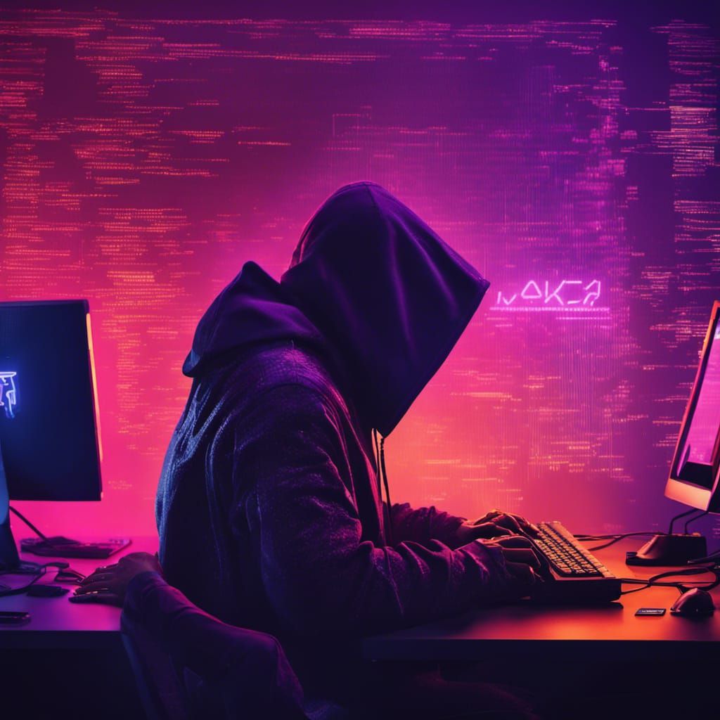 Computer Hacker - AI Generated Artwork - NightCafe Creator