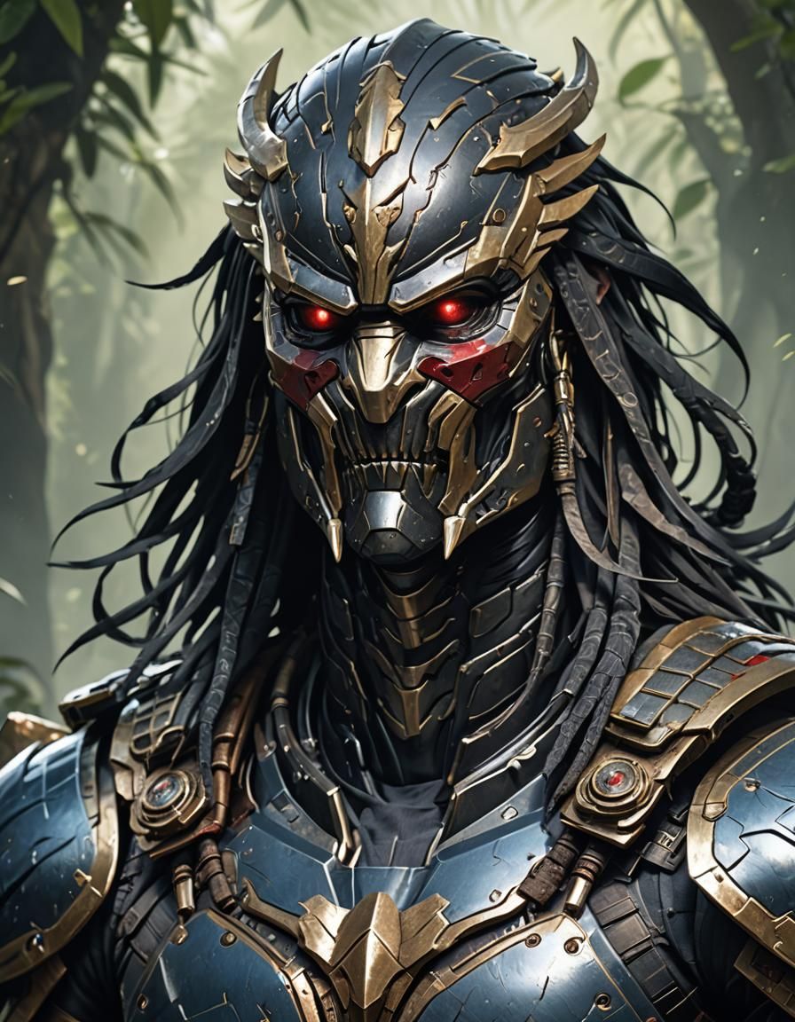 Predator Ninja Hybrid ♠️ - AI Generated Artwork - NightCafe Creator