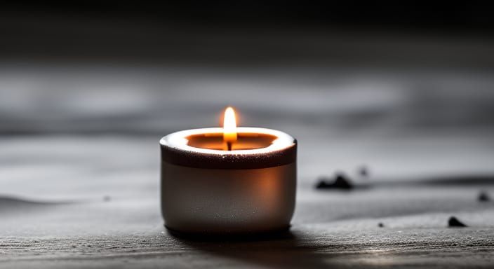 Melted Finished Candle - AI Generated Artwork - NightCafe Creator