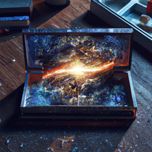 Universe in a Box - AI Generated Artwork - NightCafe Creator