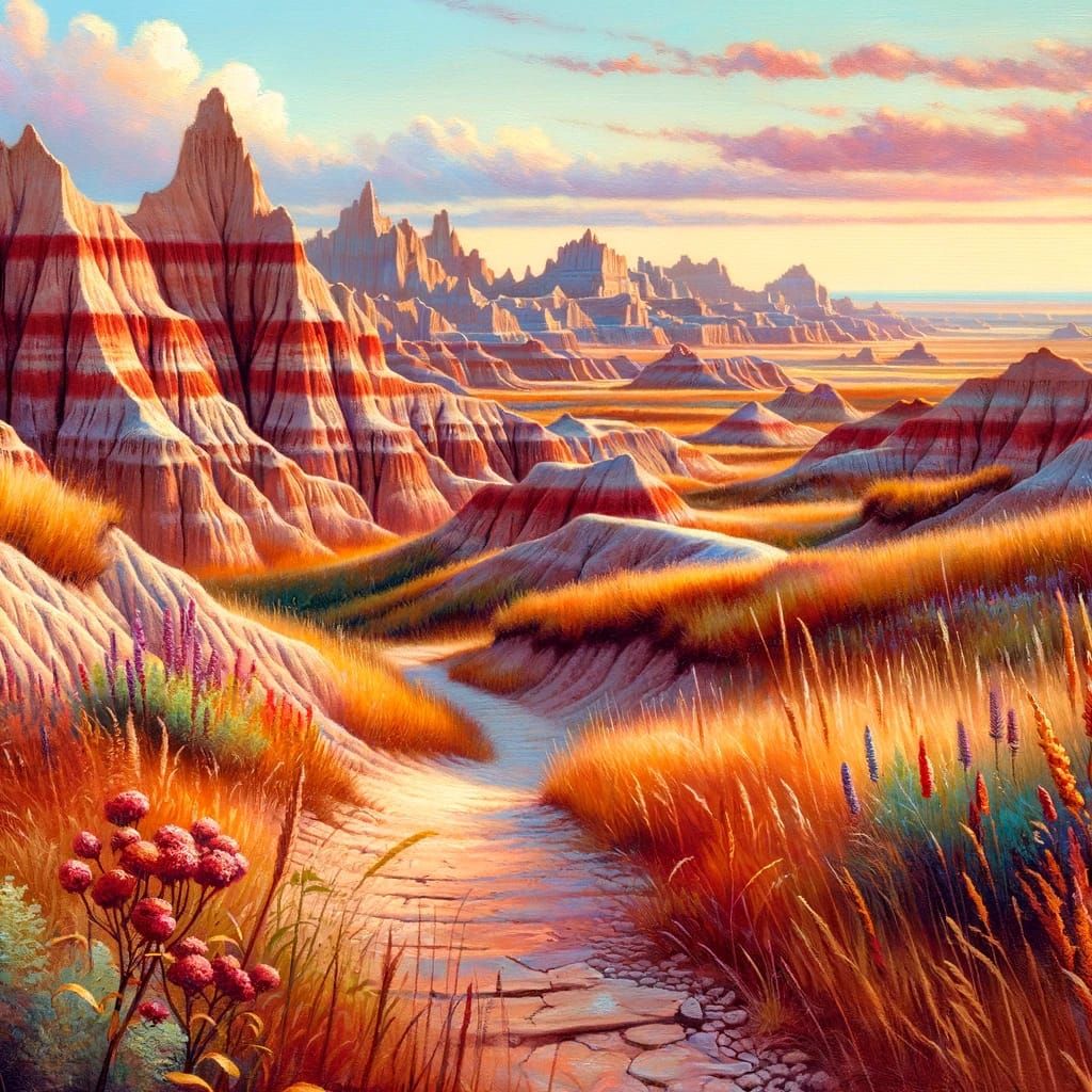 The Badlands - AI Generated Artwork - NightCafe Creator