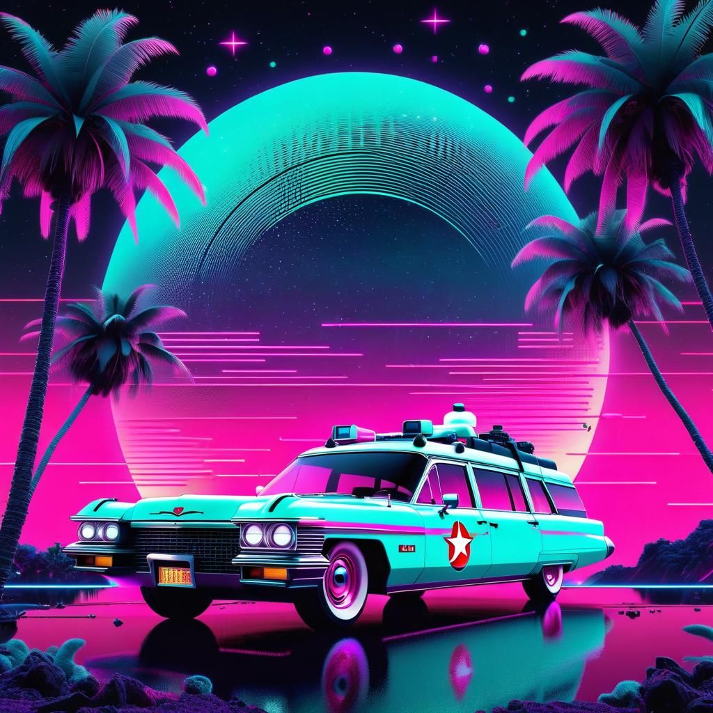 Vaporware Ghostbusters - AI Generated Artwork - NightCafe Creator