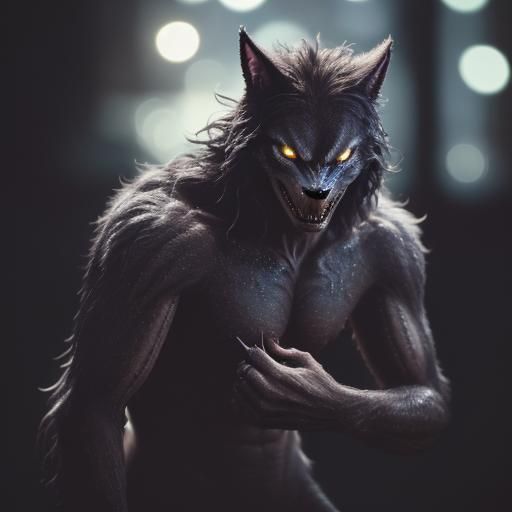 Alien Werewolf #2 - AI Generated Artwork - NightCafe Creator