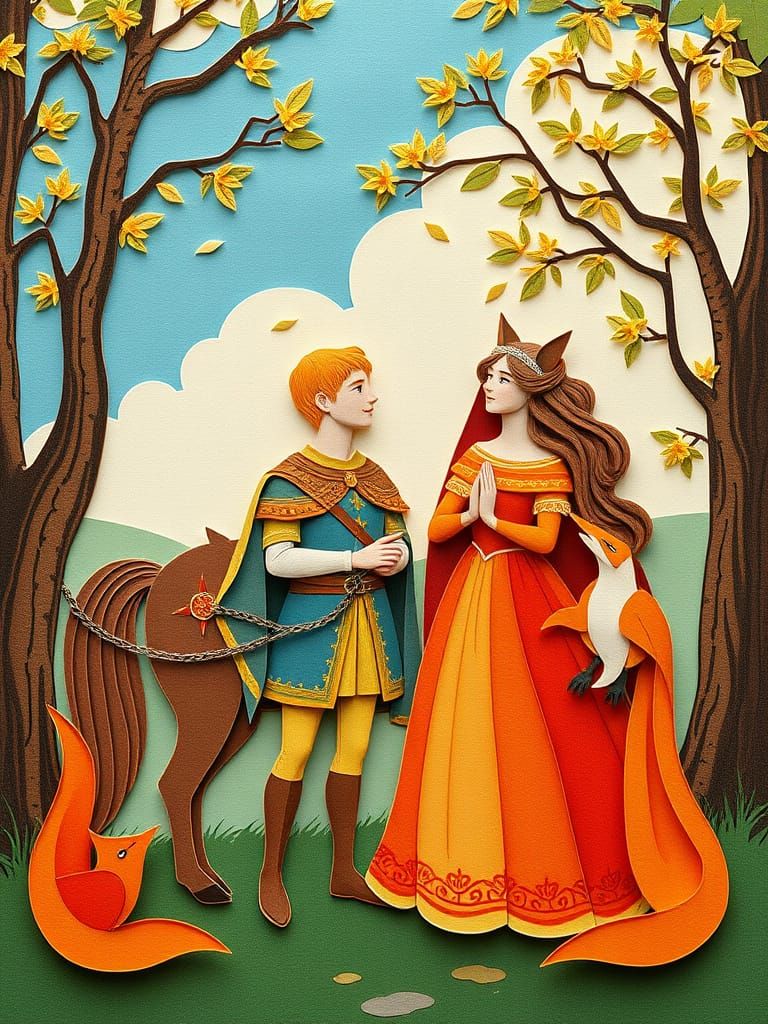 Conversation Between A Centaur And A Fox Lady