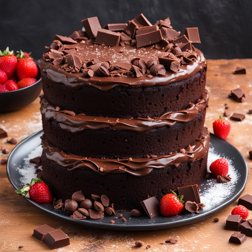 Zeus as Chocolate Cake - AI Generated Artwork - NightCafe Creator