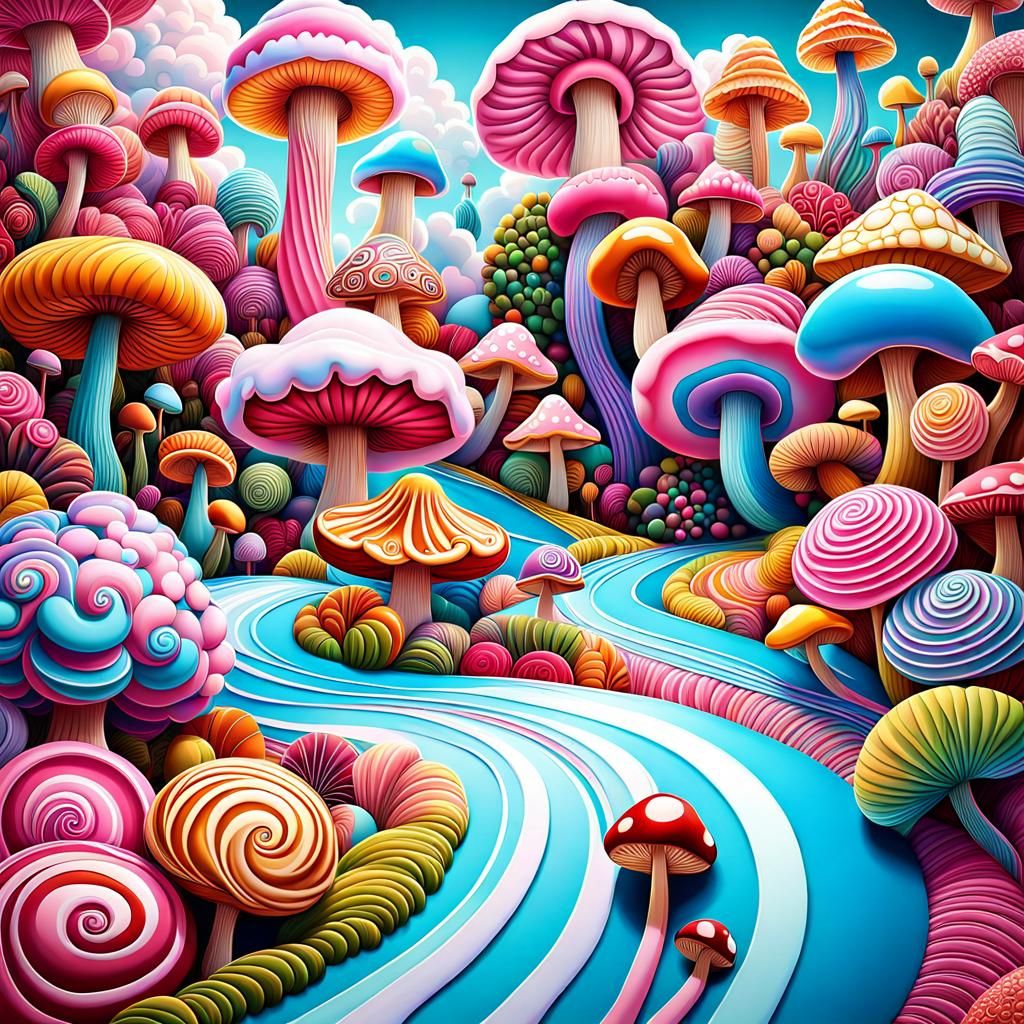 Psychedelic Easter - AI Generated Artwork - NightCafe Creator