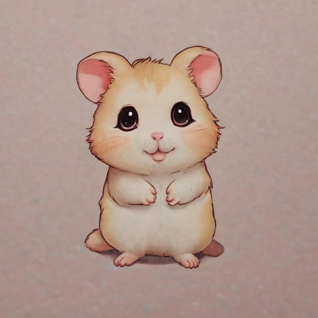 Chibi hamster - AI Generated Artwork - NightCafe Creator