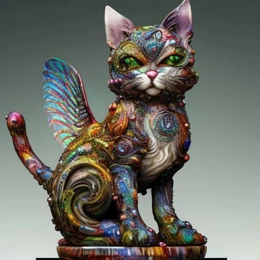 Extra tail became wings lol - AI Generated Artwork - NightCafe Creator