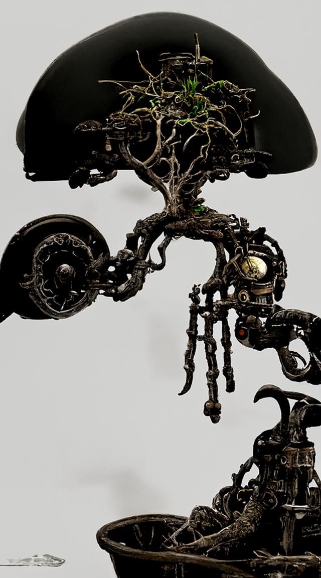 Steampunk tree - AI Generated Artwork - NightCafe Creator
