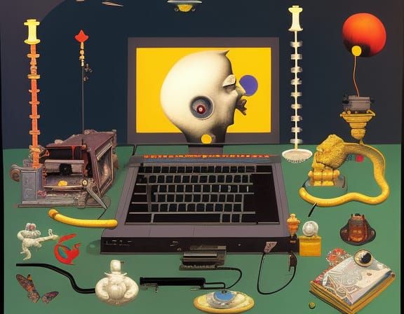 Laptop Series 02 - AI Generated Artwork - NightCafe Creator