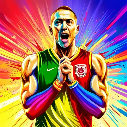 Celebrating Sporting Spirit: The Power of Sports Fan Art - AI Generated ...