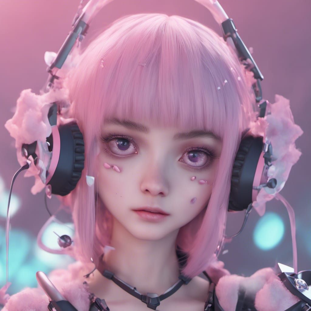 Effeminate male, kawaii aesthetic, pastel goth, plush accessories ...