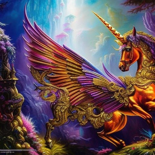 Alicorn - AI Generated Artwork - NightCafe Creator