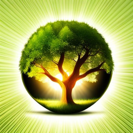 Tree Orb - AI Generated Artwork - NightCafe Creator