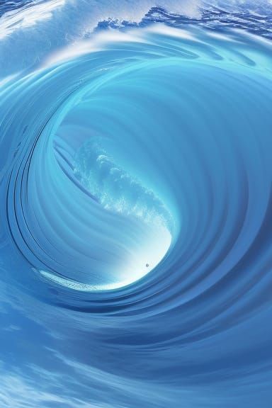 blue water-vortex - swirl : r/nightcafe