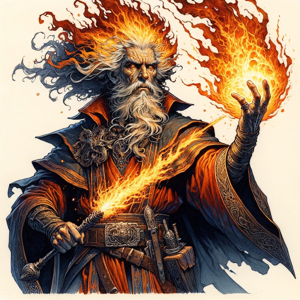 Warhammer fantasy Bright Mage v2 - AI Generated Artwork - NightCafe Creator