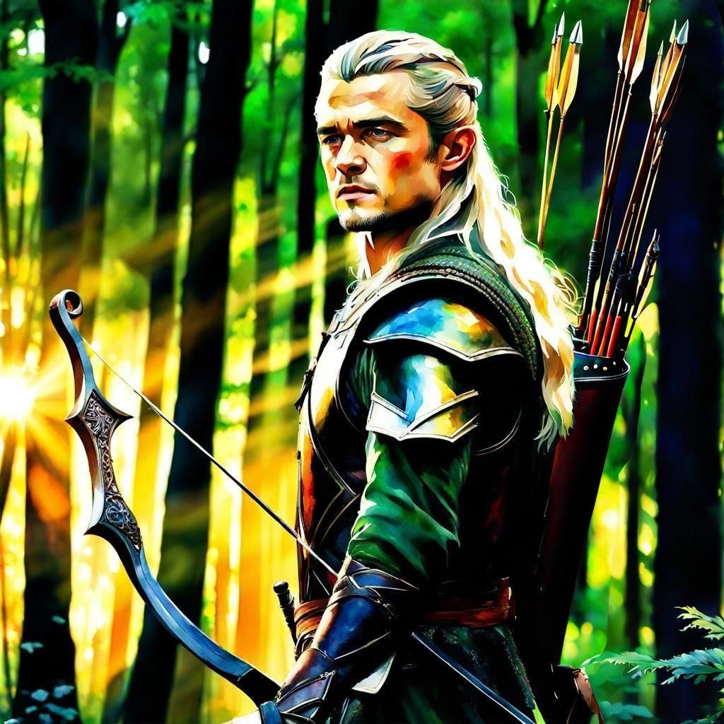 Legolas - AI Generated Artwork - NightCafe Creator