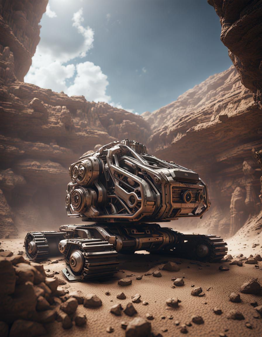 Alien exploration - AI Generated Artwork - NightCafe Creator