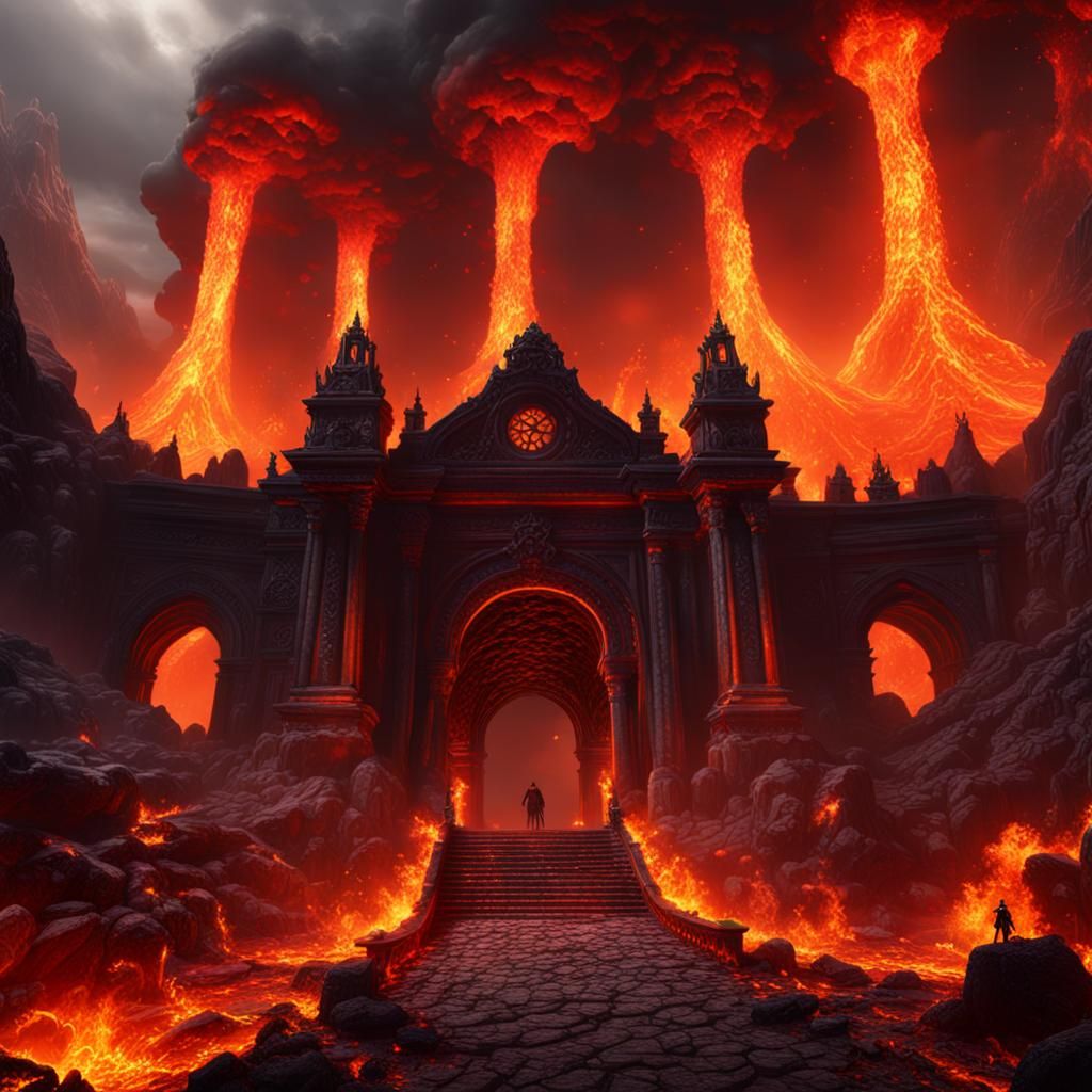 The entrance to Hell 2.0 - AI Generated Artwork - NightCafe Creator