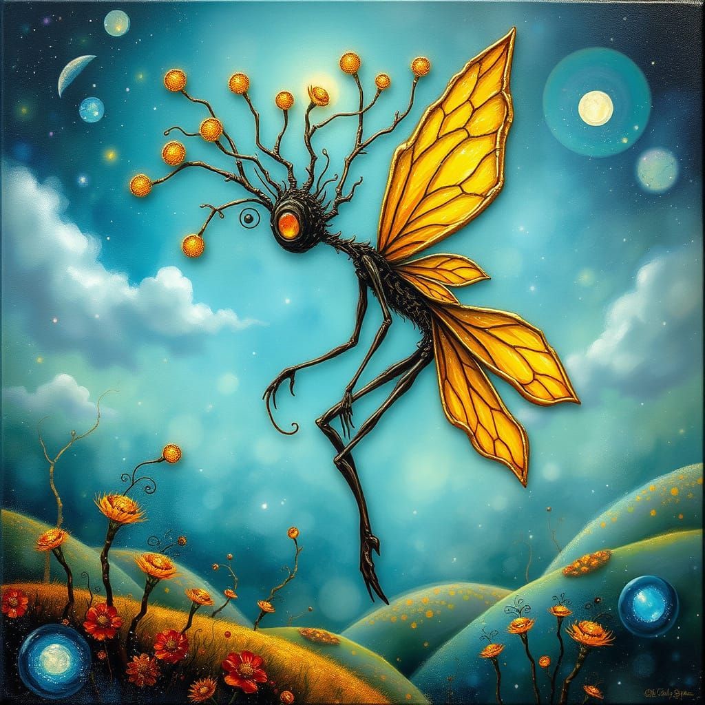 Unconventional Fairies - Surreal Whimsy Fairies Dance in Dre...