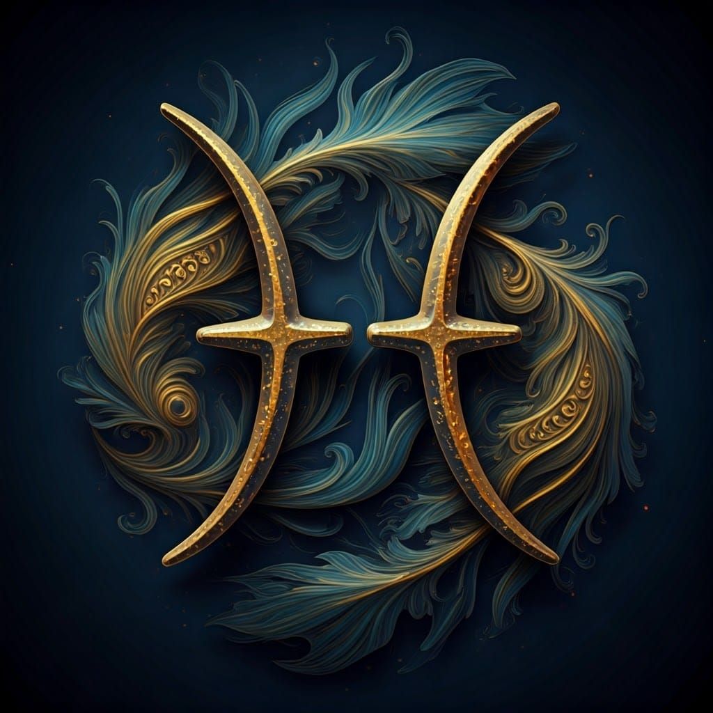 Mythological Pisces Symbol - Mythological Pisces Symbol