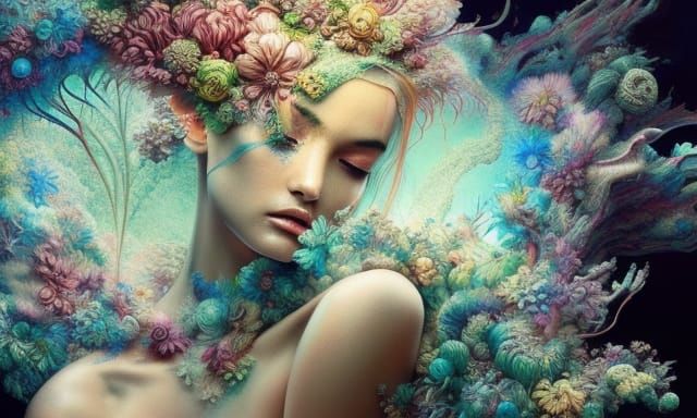 Lady Volcano 5-2 - AI Generated Artwork - NightCafe Creator