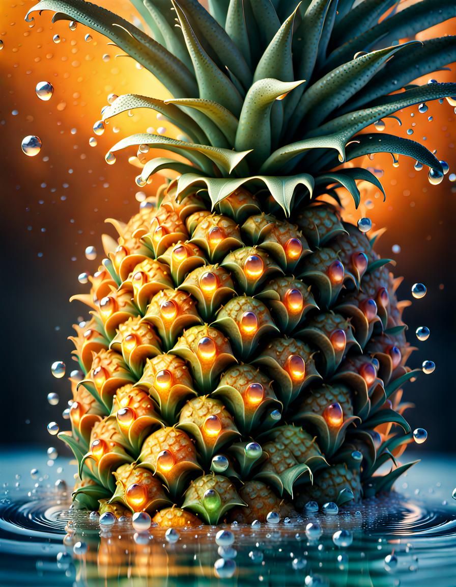 Pineapple 1 - AI Generated Artwork - NightCafe Creator