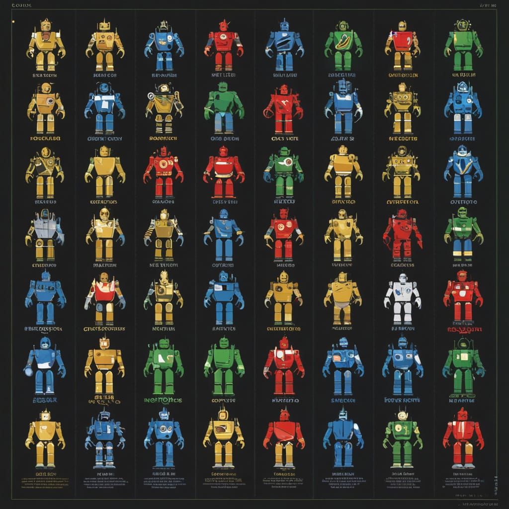 a robot chart 4 - a robot chart 4