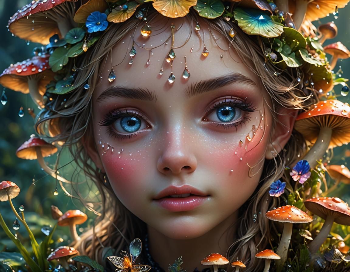 Extreme Toadstool Elf portrait - AI Generated Artwork - NightCafe Creator