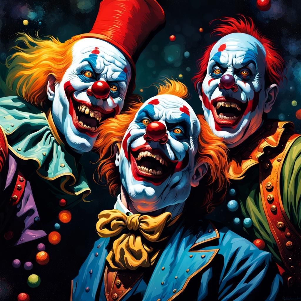 Send in the Clowns. - AI Generated Artwork - NightCafe Creator