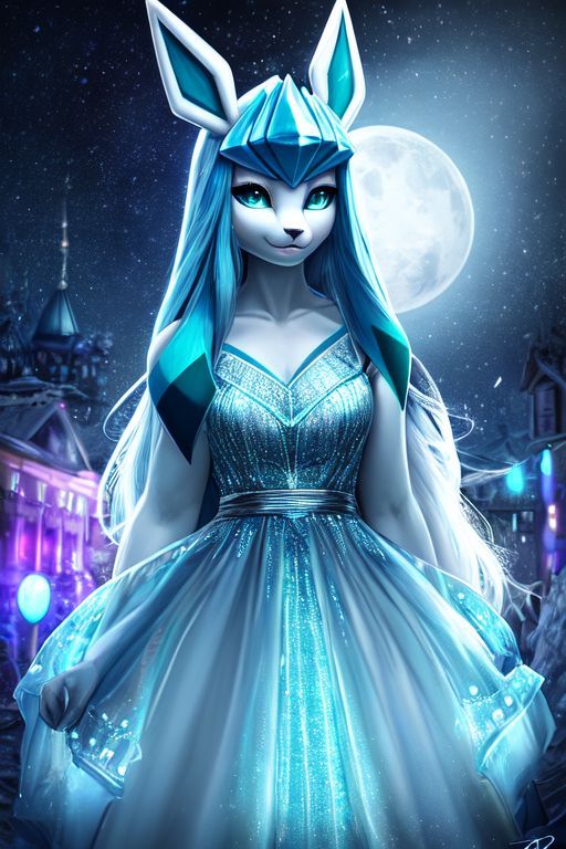 some glaceon stuff 155 made by me - AI Generated Artwork - NightCafe ...