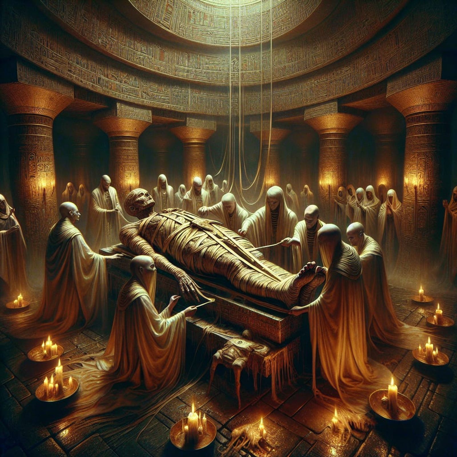 Mummification - AI Generated Artwork - NightCafe Creator