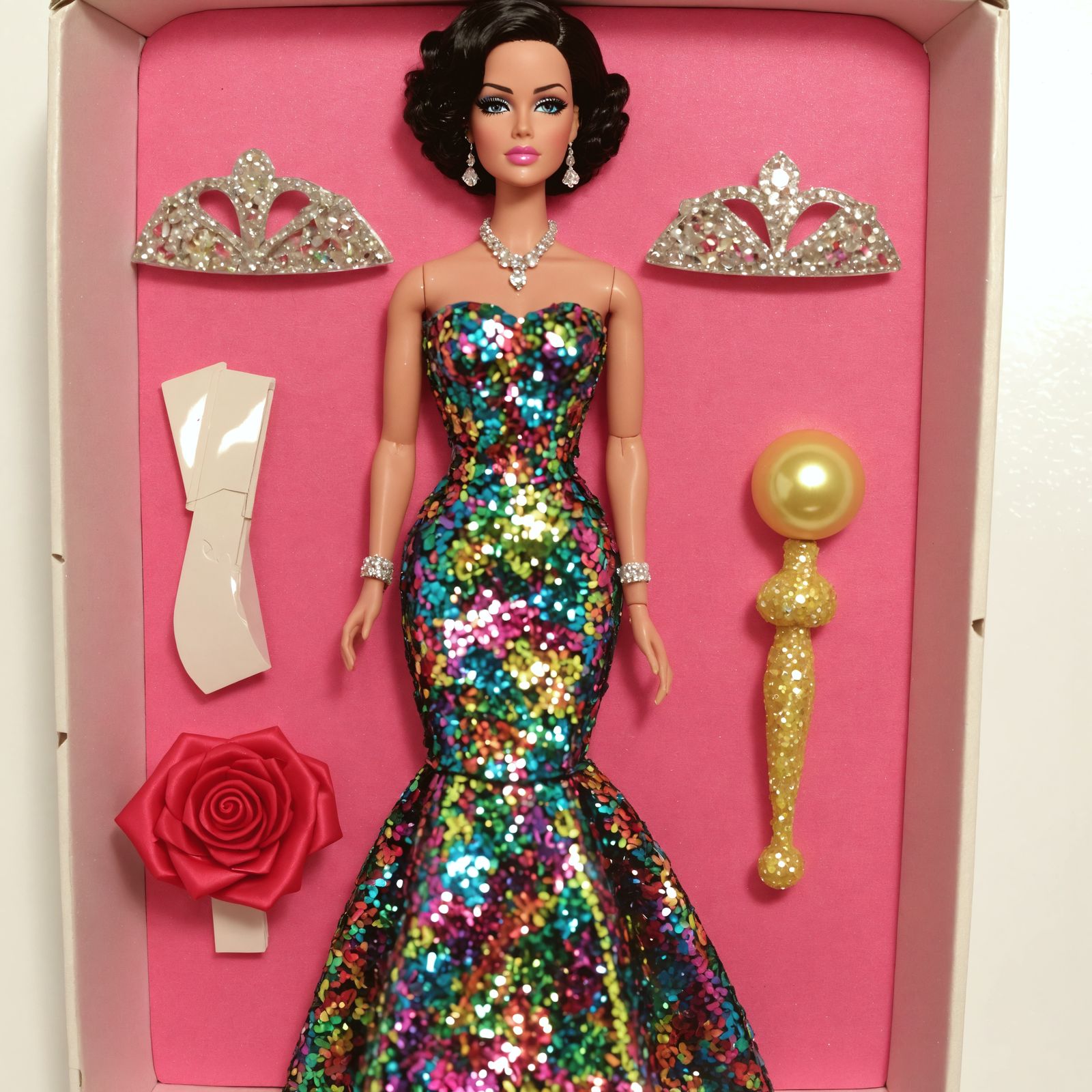 pageant barbie classic - Glamorous Barbie-Inspired Doll in S...
