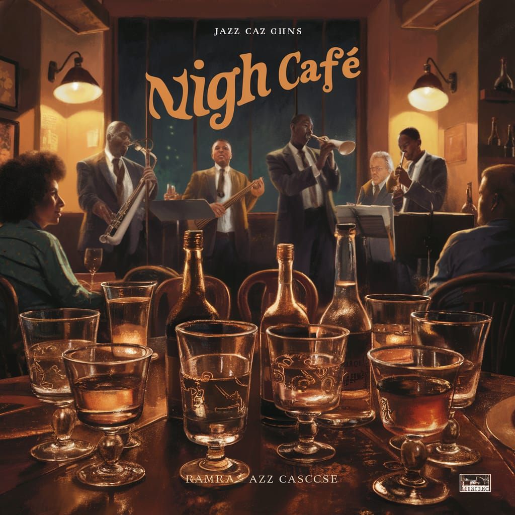 Album cover of "Nigh Café" - AI Generated Artwork - NightCafe Creator