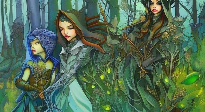 Forest Fae - AI Generated Artwork - NightCafe Creator
