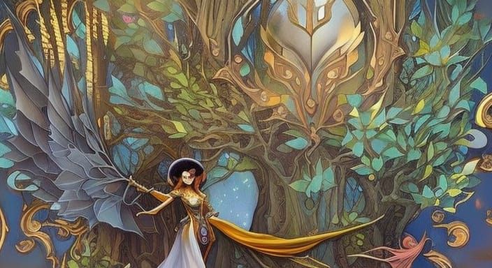 Forest Fae - AI Generated Artwork - NightCafe Creator
