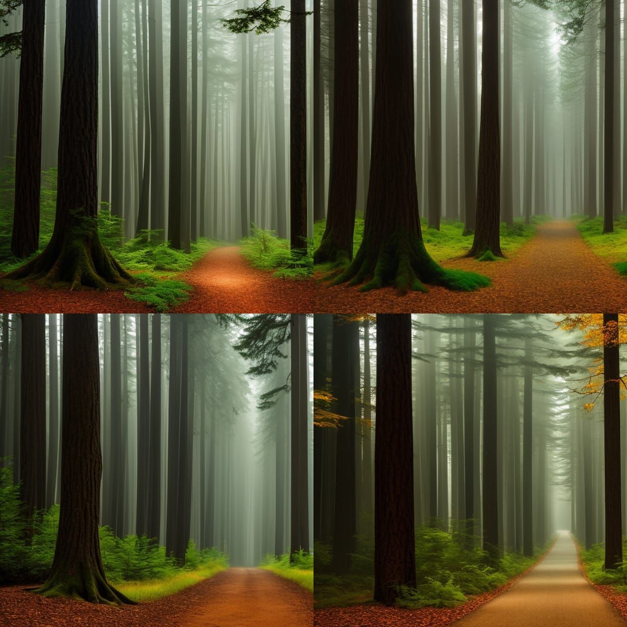 A secret cryptic haunted frightening message hidden in the forest trees ...