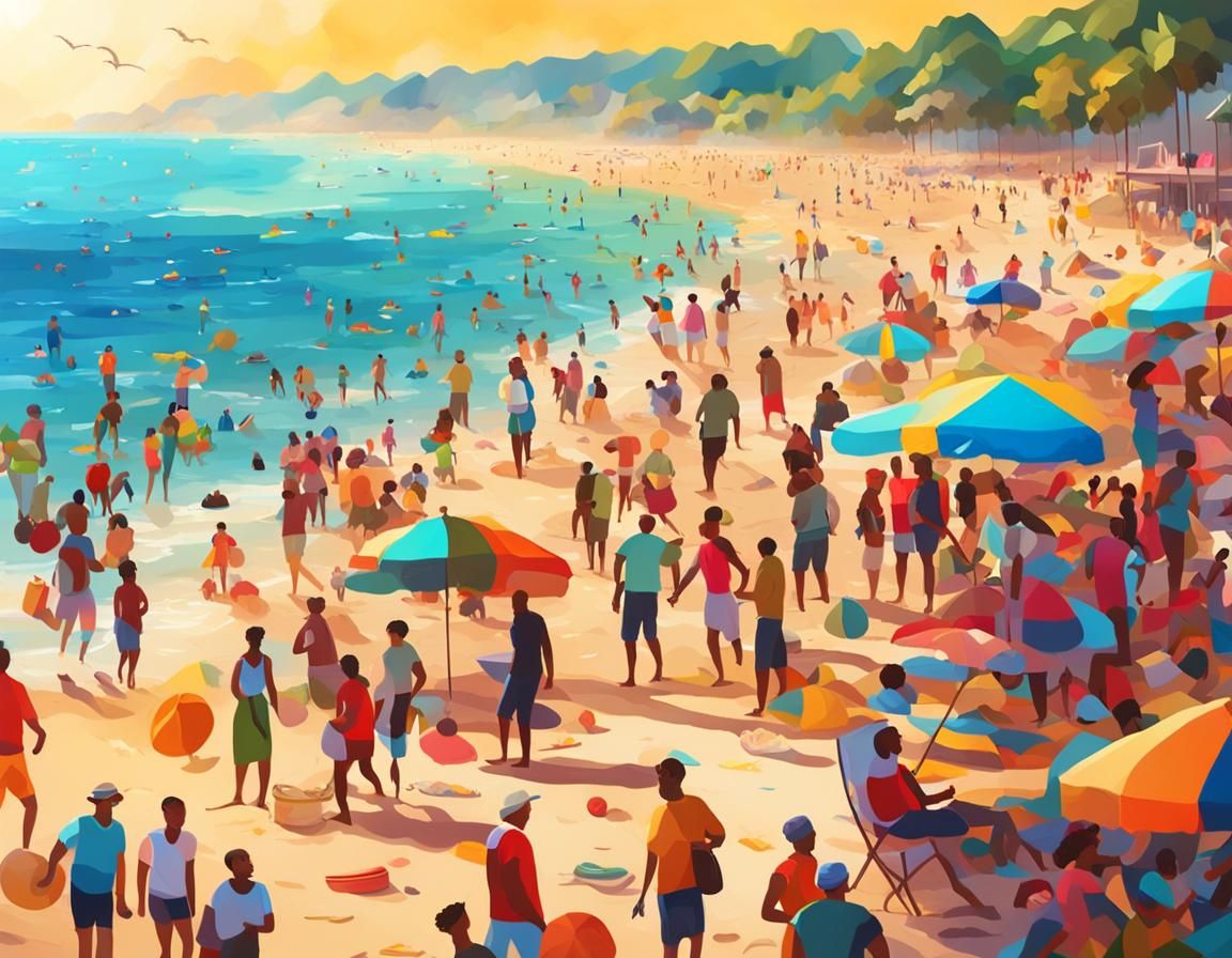 Seashores/Beaches. - AI Generated Artwork - NightCafe Creator