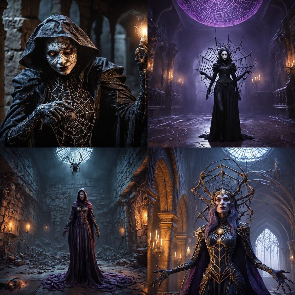Spider Queen v2 - Dark Fantasy Spider Goddess Masterpiece