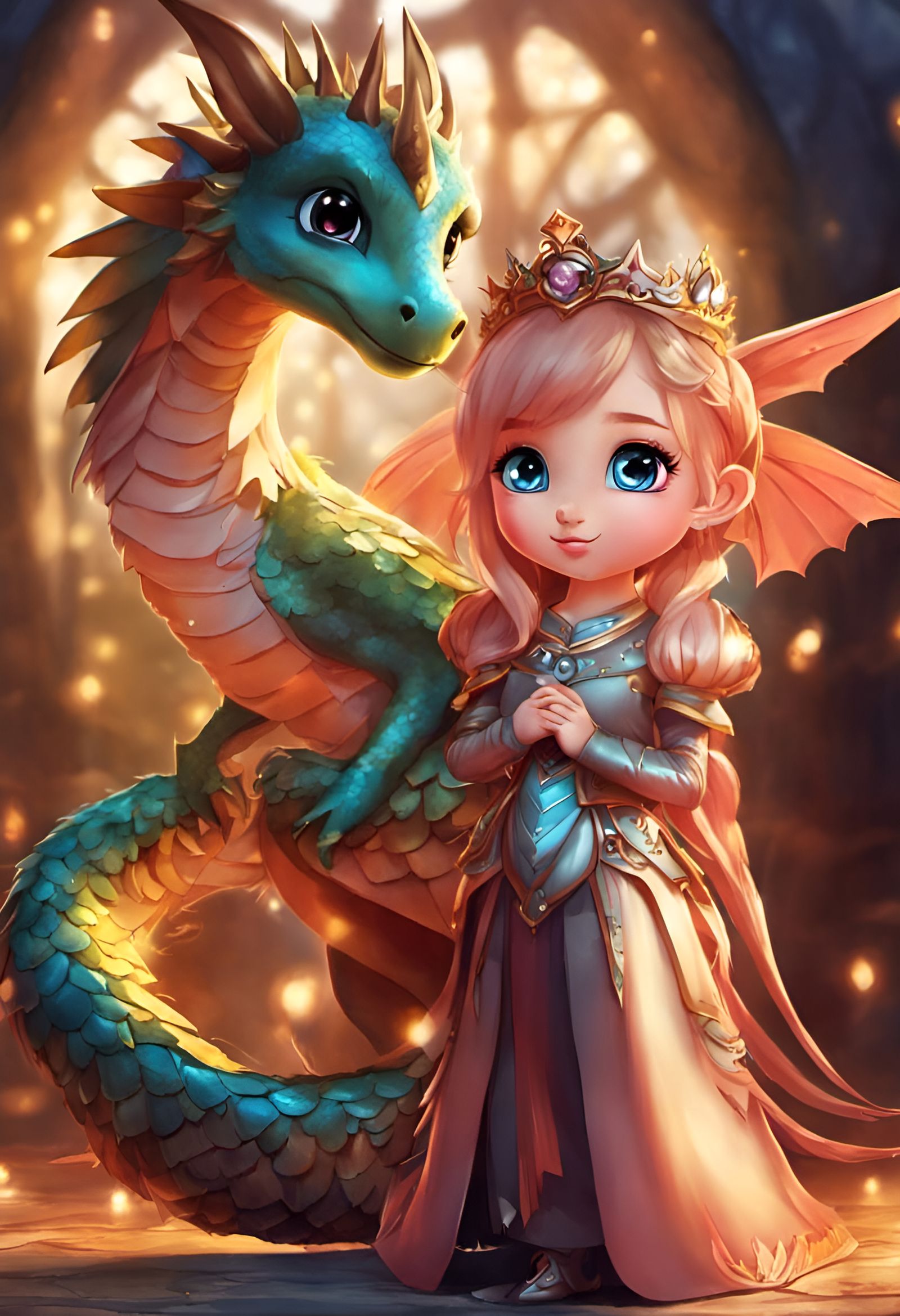 Princess & Pal - AI Generated Artwork - NightCafe Creator