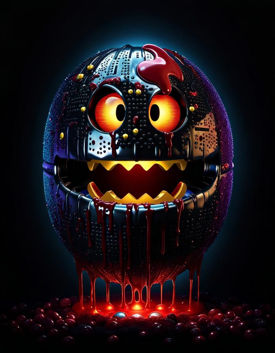 Zombie Pac-Man - AI Generated Artwork - NightCafe Creator