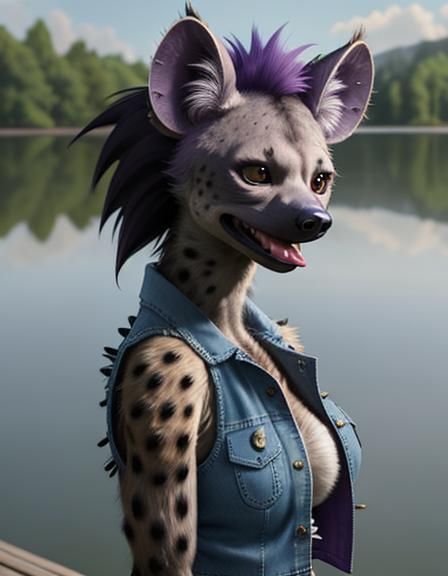 Cute Scuzzy by the Lake - AI Generated Artwork - NightCafe Creator