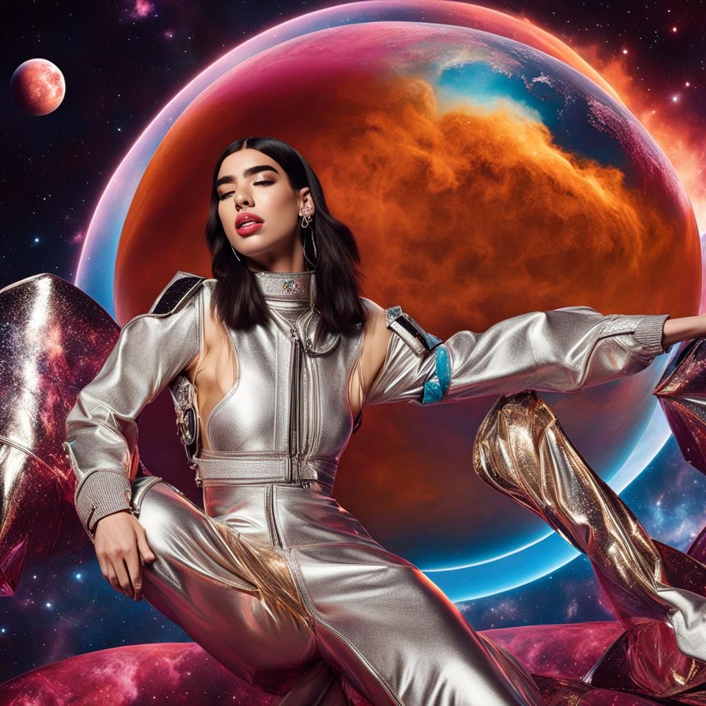 Dua lipa farting in space - AI Generated Artwork - NightCafe Creator