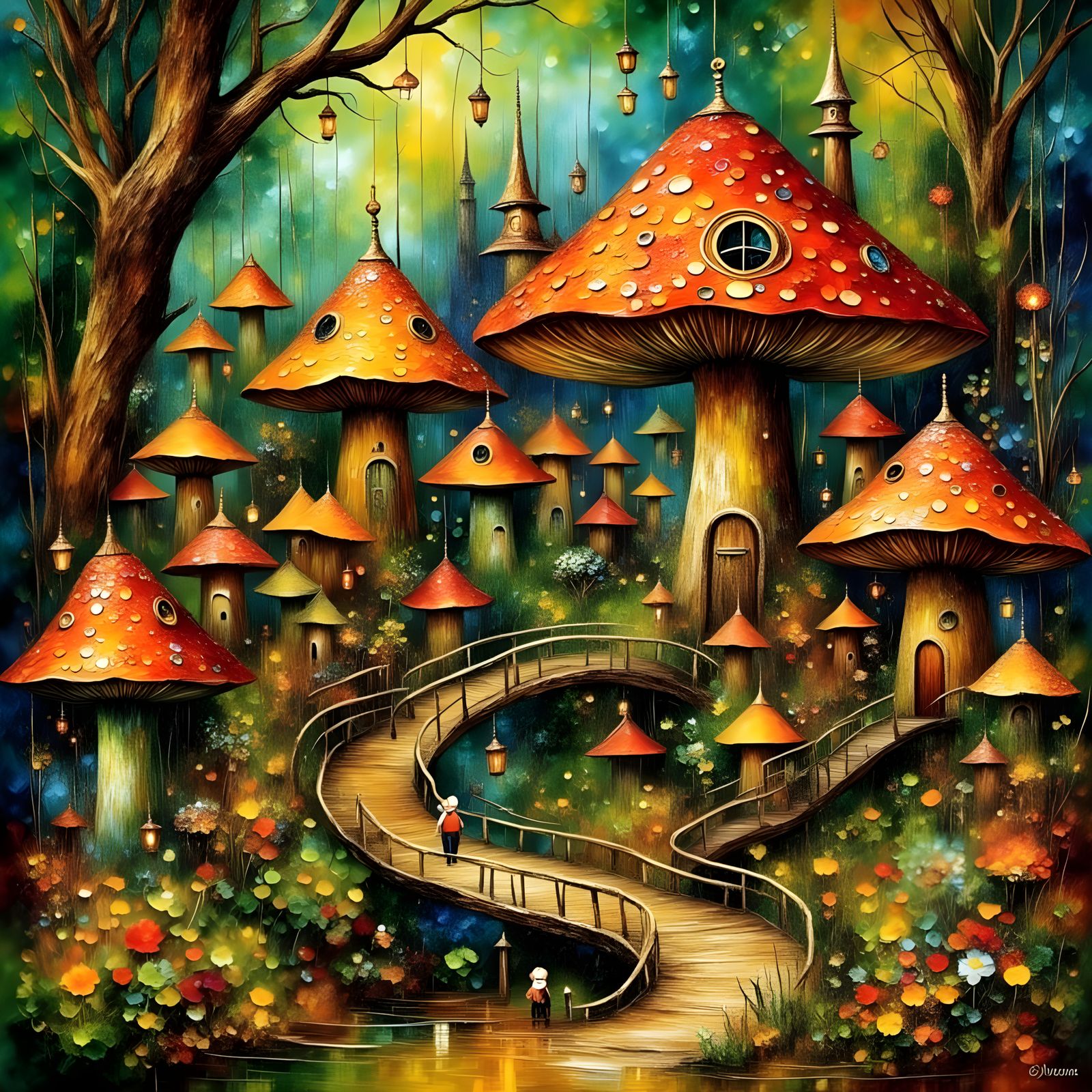 Toadstool village - Toadstool village
