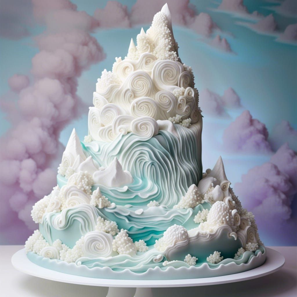 Cloud Cake - AI Generated Artwork - NightCafe Creator